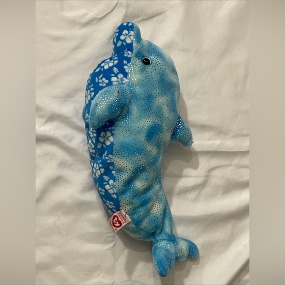 Ty | Toys | Ty Beanie Buddy Docks Blue Dolphin 3 Beanbag Plush Stuffed ...